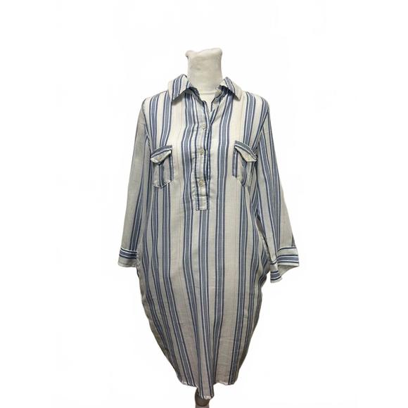 La Plage | Dresses | New La Plage Womens La Jolla Dress In Whitenavy ...